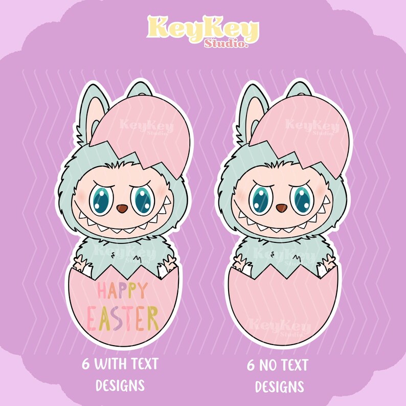 Labubu Easter Clipart/ Easter Labubu Png - Etsy