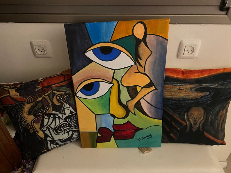 Cubism Inspired by Picasso - Etsy