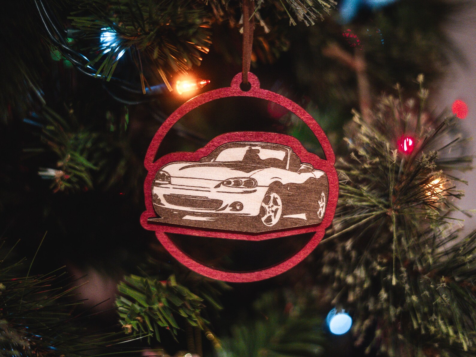 Mazda Miata NB Christmas Ornament: Maple Wood Car Gift - Etsy