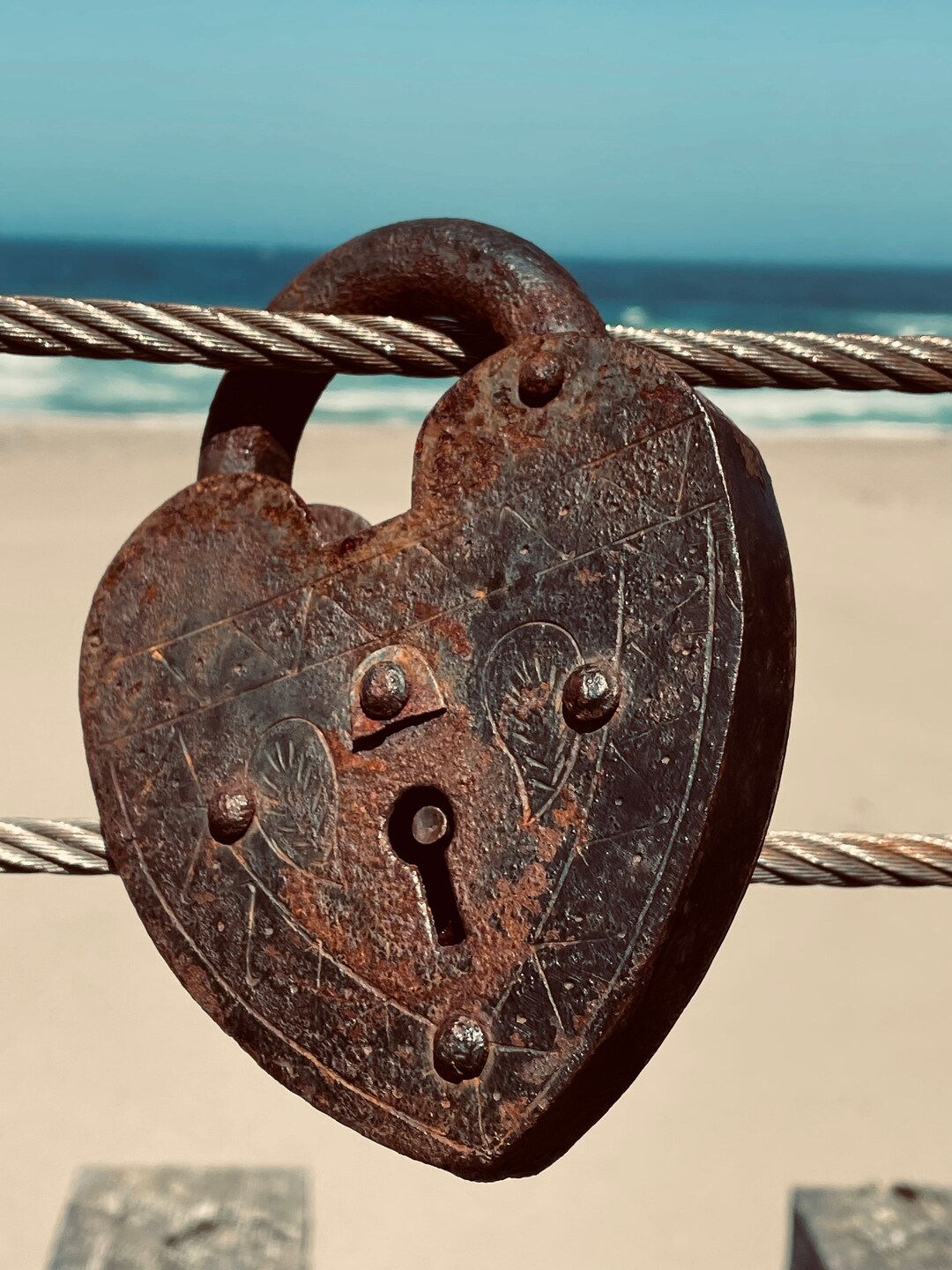 Beach Locket Print Fort Bragg CA - Etsy