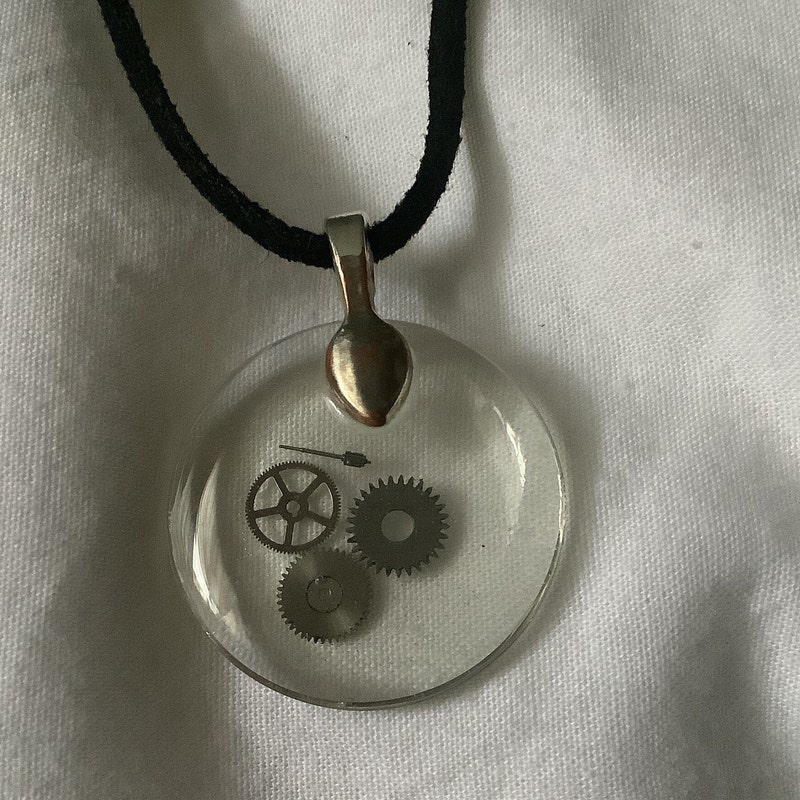 Clockwork Necklace - Etsy