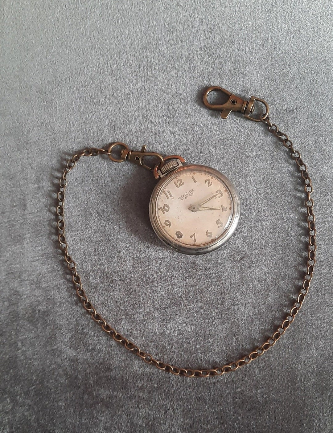 Westclox Pocket Ben Gold Tone Vintage 1960s Non-functioning Pocketwatch ...