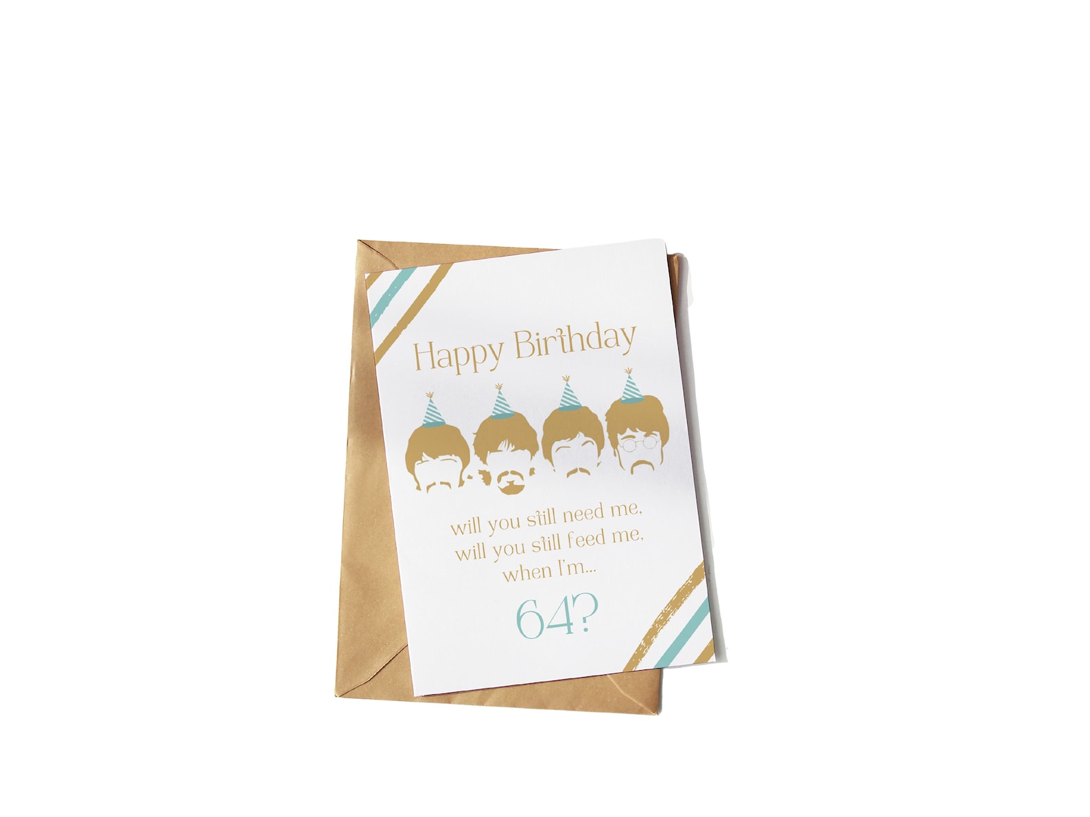 When I'm 64 Birthday Card- Digital Download | Printable - Etsy