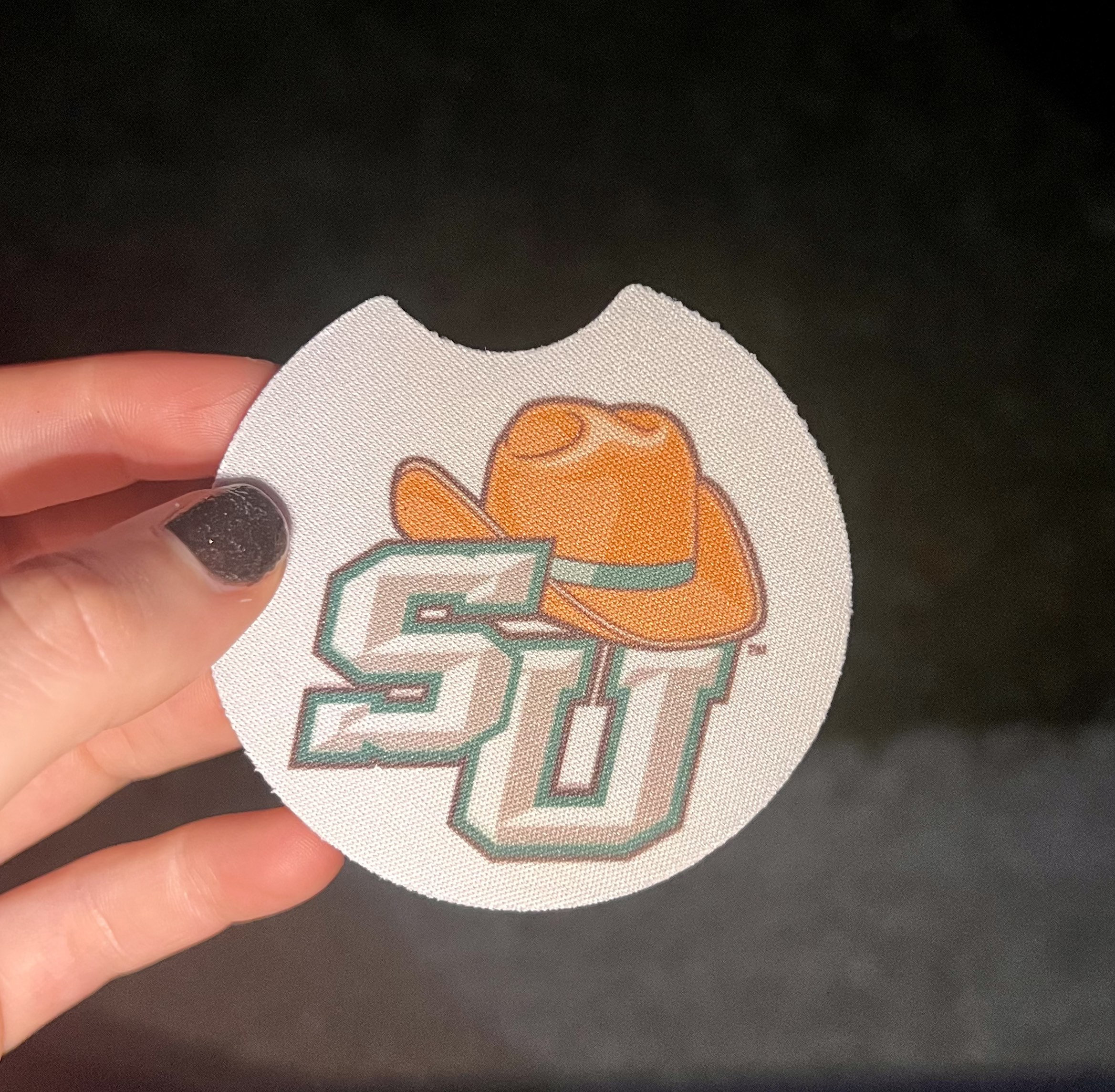 2 Pack Stetson University Car Coasters - Etsy