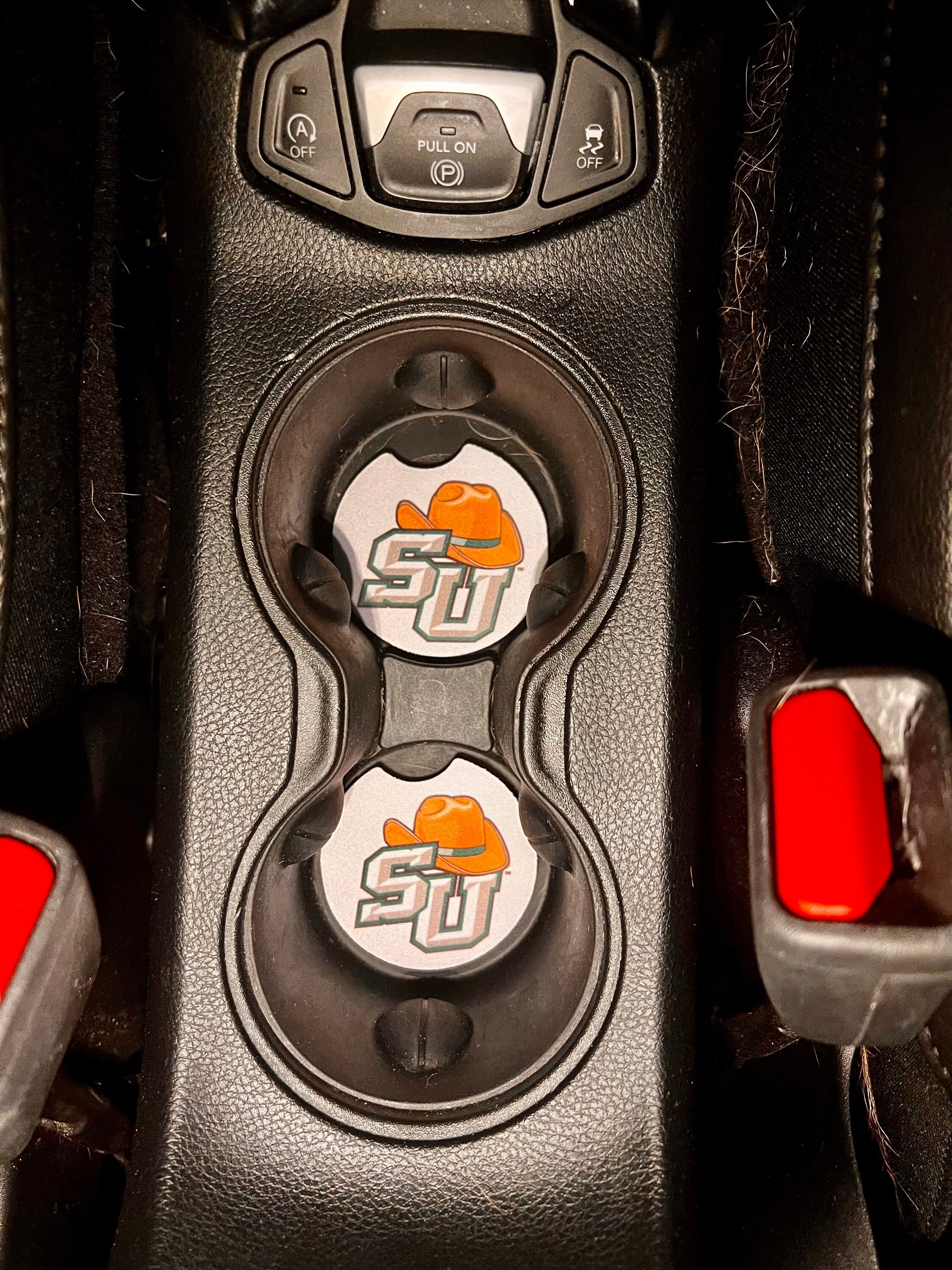 2 Pack Stetson University Car Coasters - Etsy