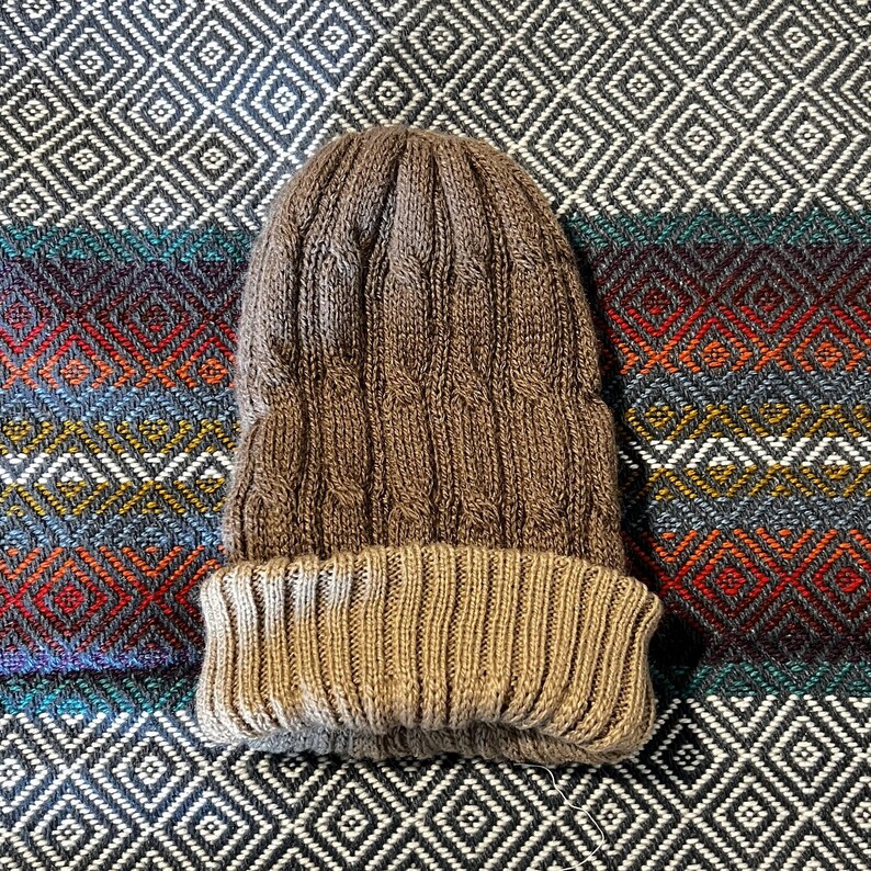 Handmade Andean Cusco Peruvian Thick Alpaca Wool Winter Warm Beanie ...