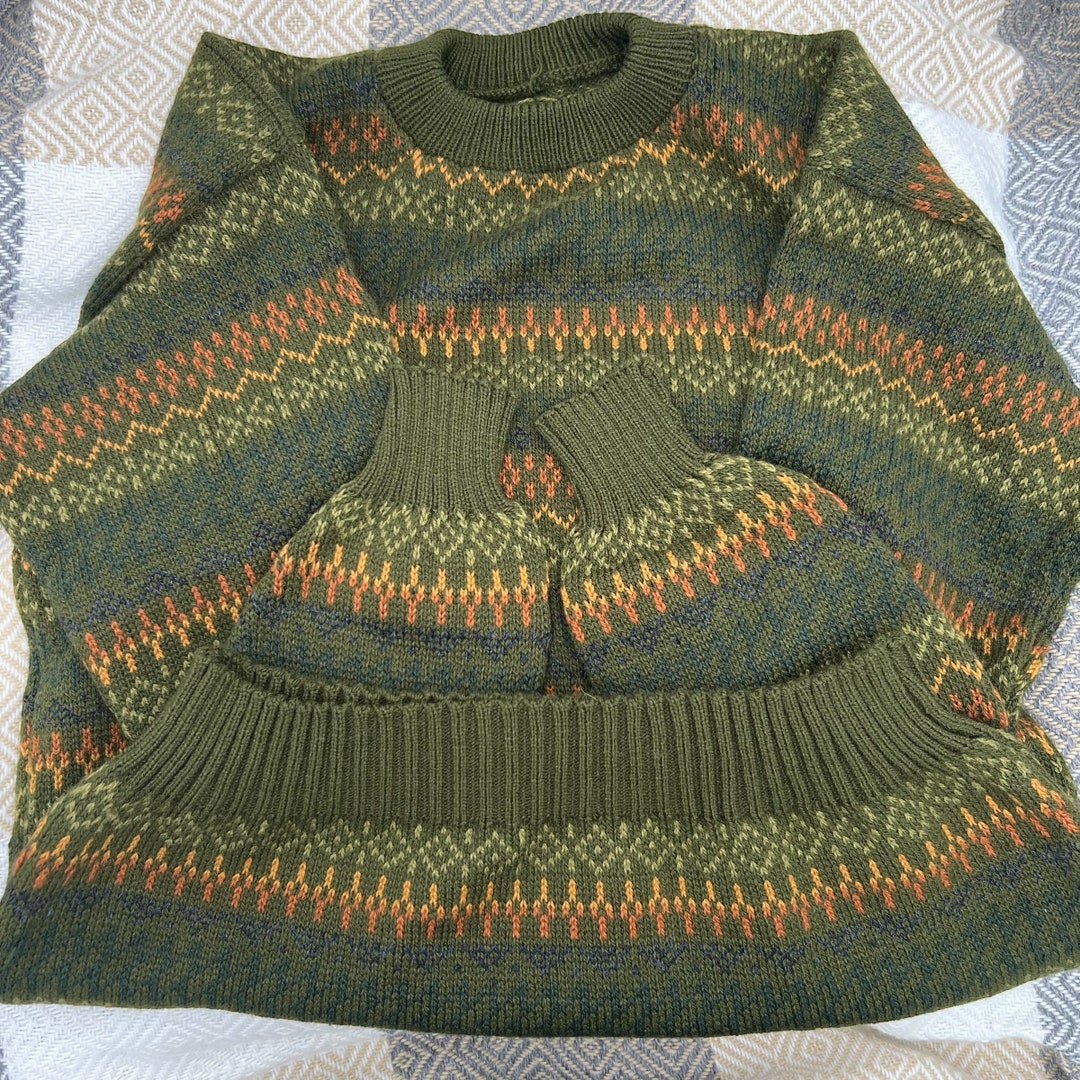 Handmade Andean Cusco Peruvian Alpaca Wool Winter Warm Llama Sweater ...