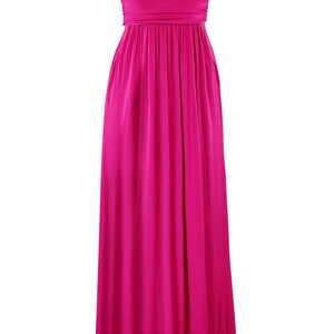 Women Strapless Tube Long Maxi Dress With Pocket - Etsy