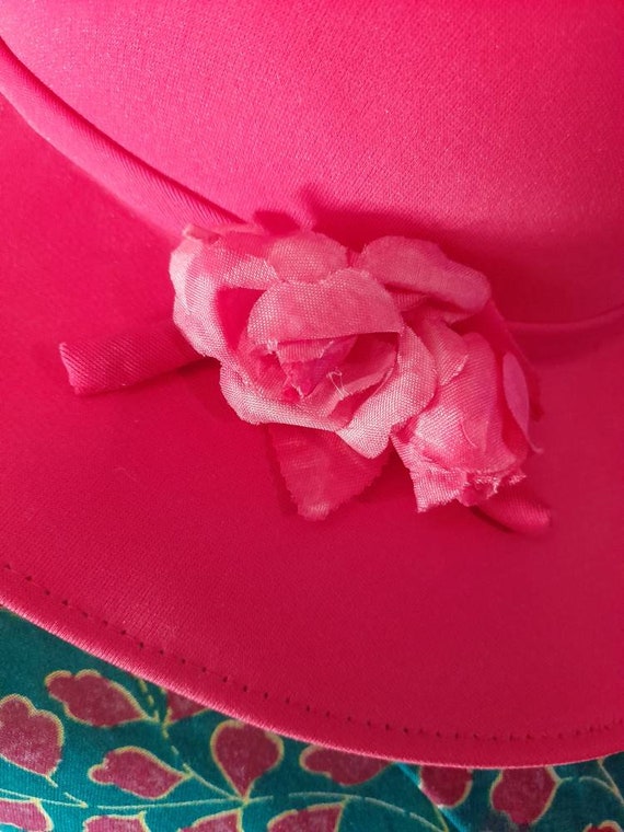 Bermona Trend Vintage Red Flower Hat - Gem