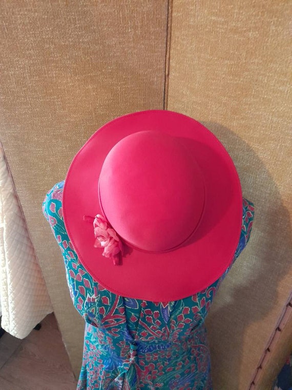 Bermona Trend Vintage Red Flower Hat - Gem