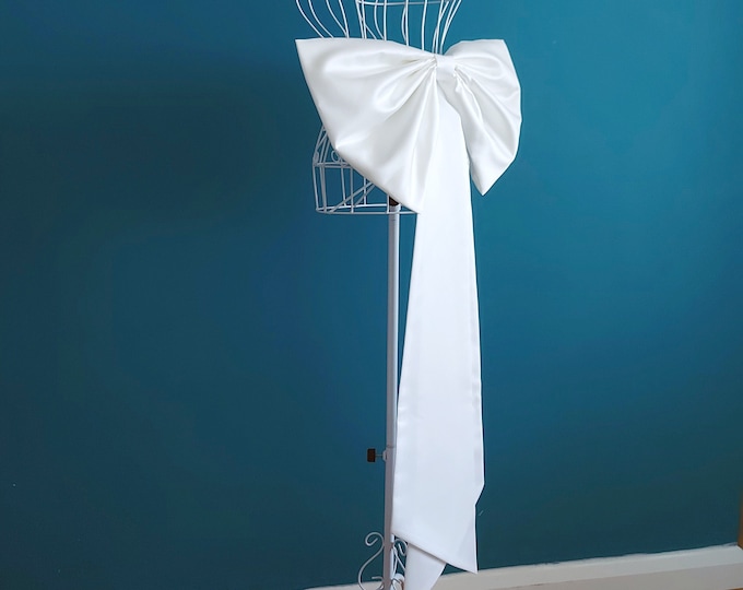 Green Satin Bow, Detachable Bow for Flower Dresses, Satin Flower Girl ...