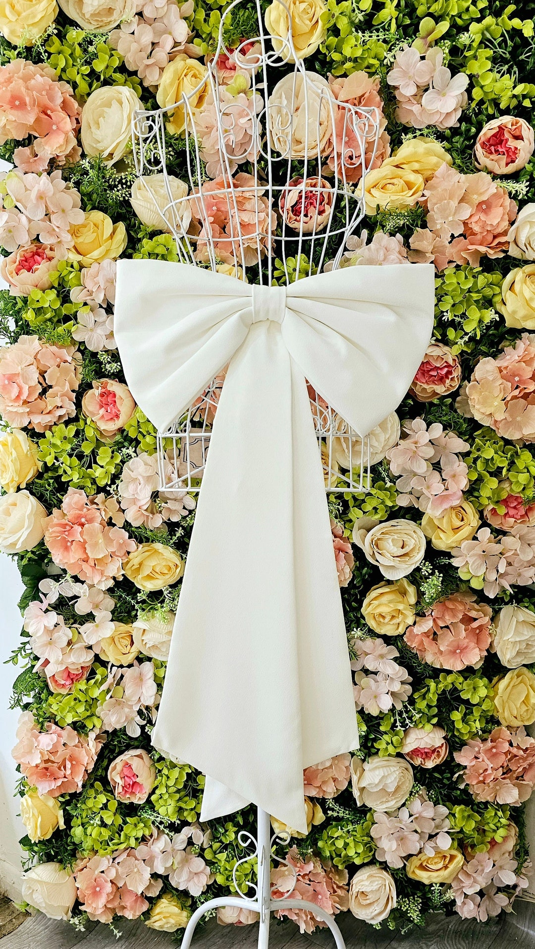 Crepe Bow Detachable, Removable Crepe Bow, Wedding Dress Bow, Ivory ...