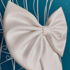Mini Size Satin Bow Detachable, Removable Satin Bow, Wedding Dress Bow ...