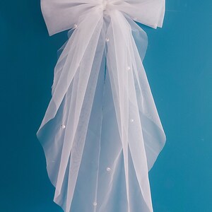 Pearl Hairband, Hair Bow With Pearl, Bow Headband, Headband With Bow on ...