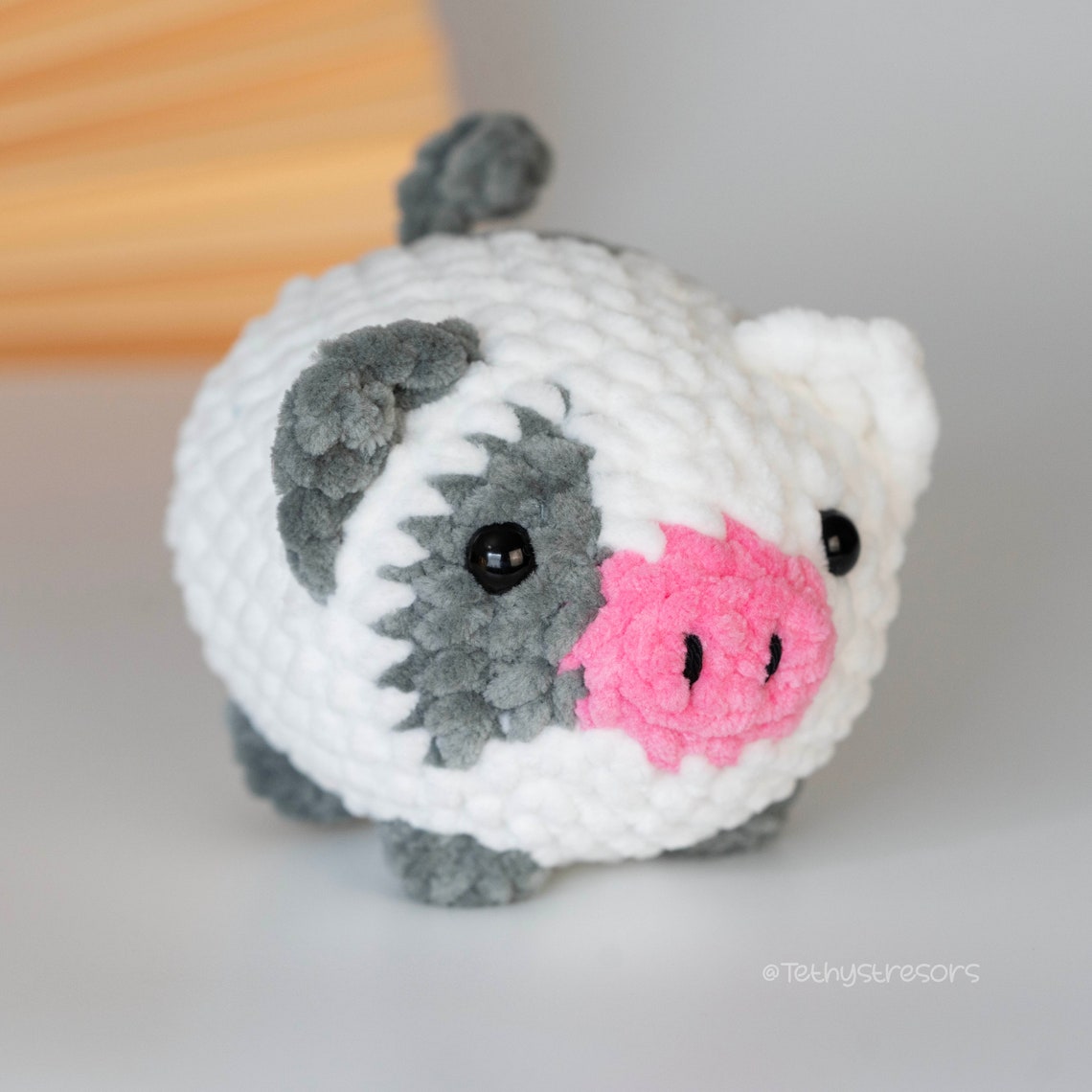 Crochet Pig Pattern No Sew ( PDF - English ) - Amigurumi Pig Pattern ...