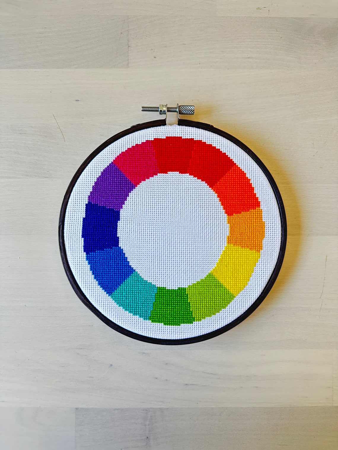 Colour Wheel – Graphic Design – Printable Quick Cross Stitch Pattern ...