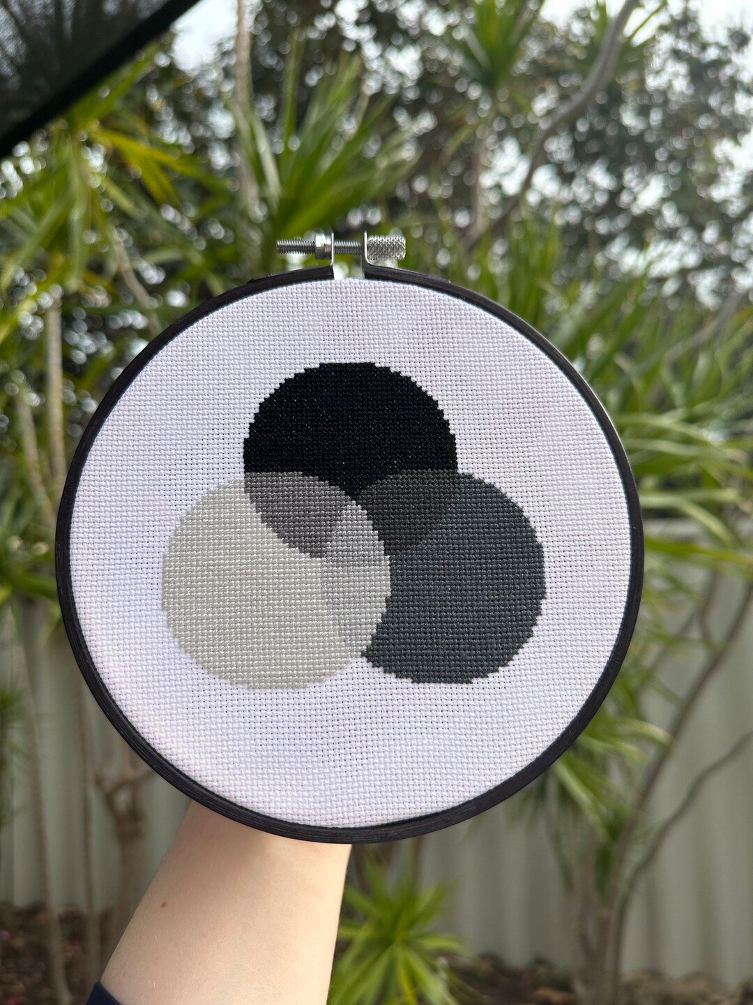 Greyscale – Graphic Design – Printable Quick Cross Stitch Pattern ...