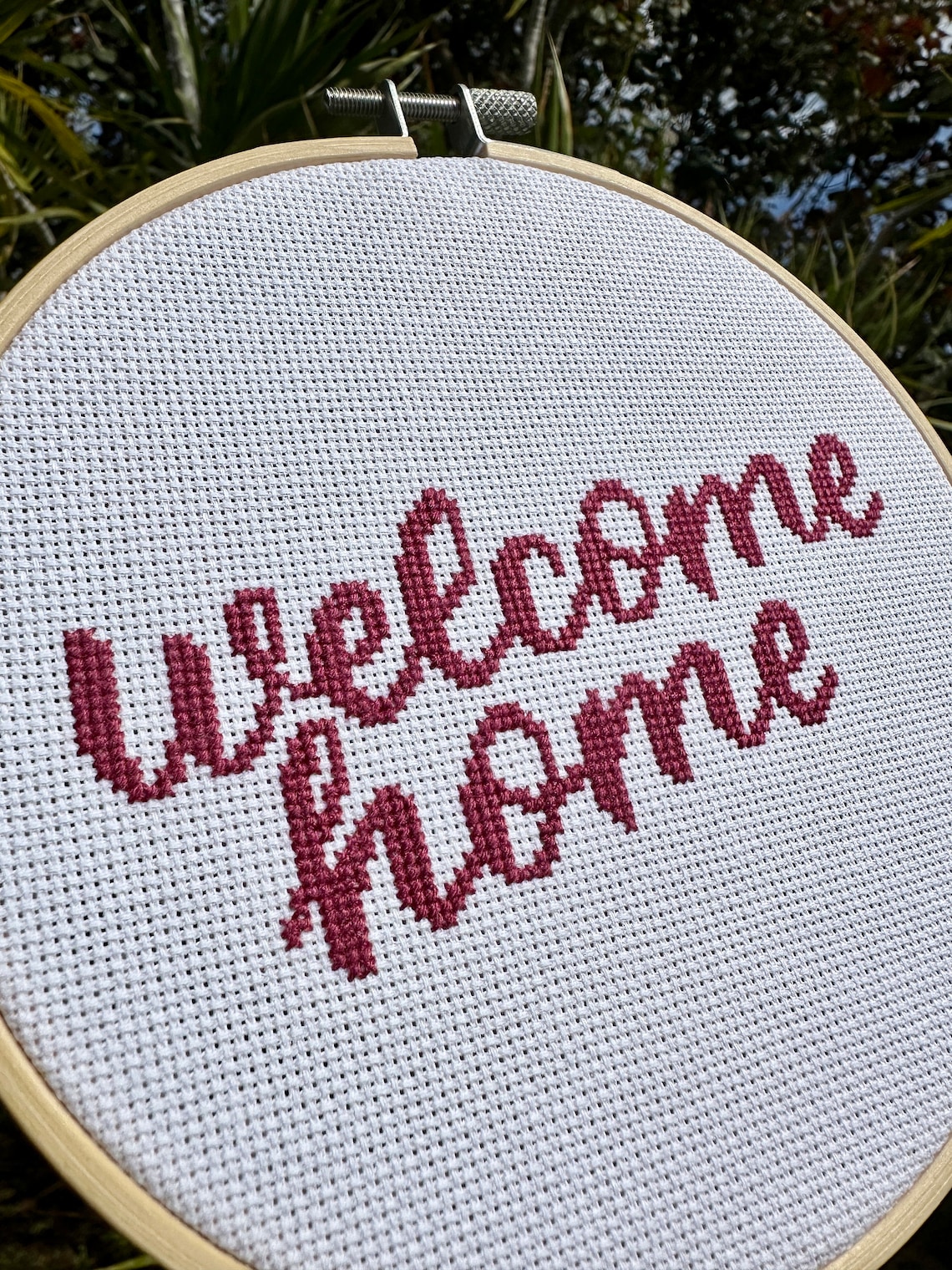 Welcome Home – Printable Cross Stitch Pattern – Instant Downloadable ...