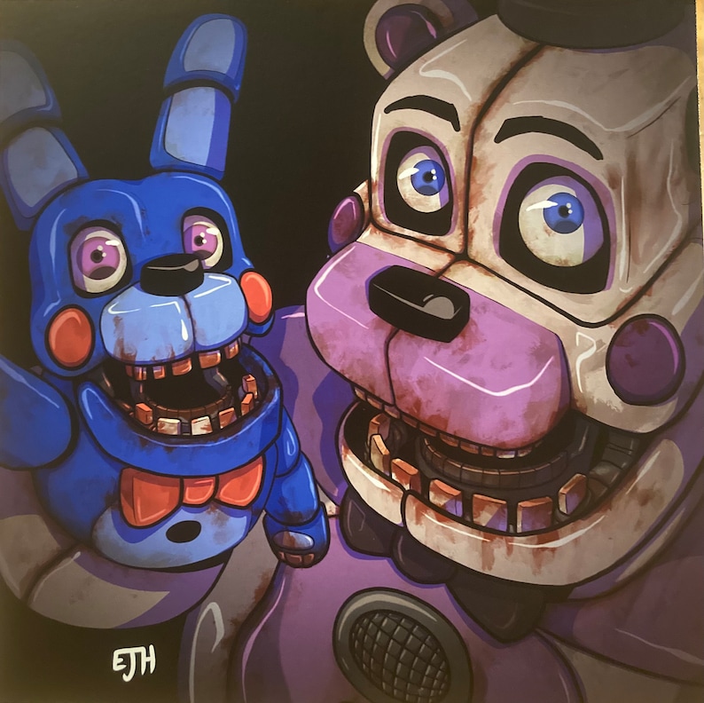 FNAF, Fun Time Freddy, 8x8 Art Print, Fanart Print - Etsy