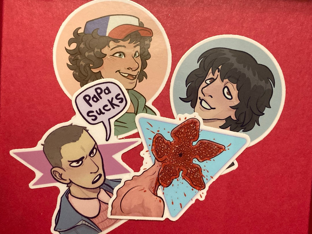 Stranger Sticker Set, Singles - Etsy