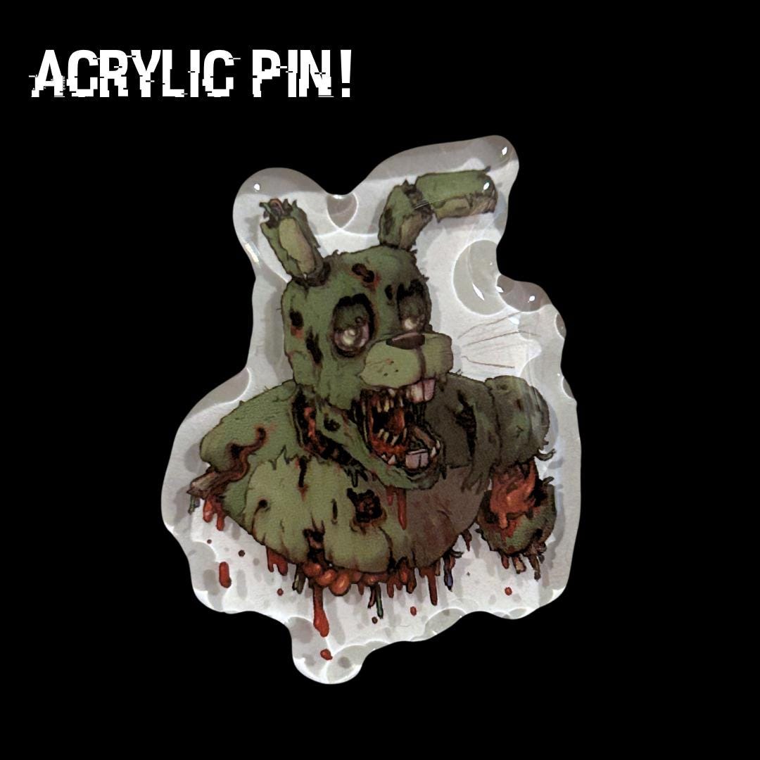 FNAF Inspired, Springtrap Pin, Acrylic - Etsy