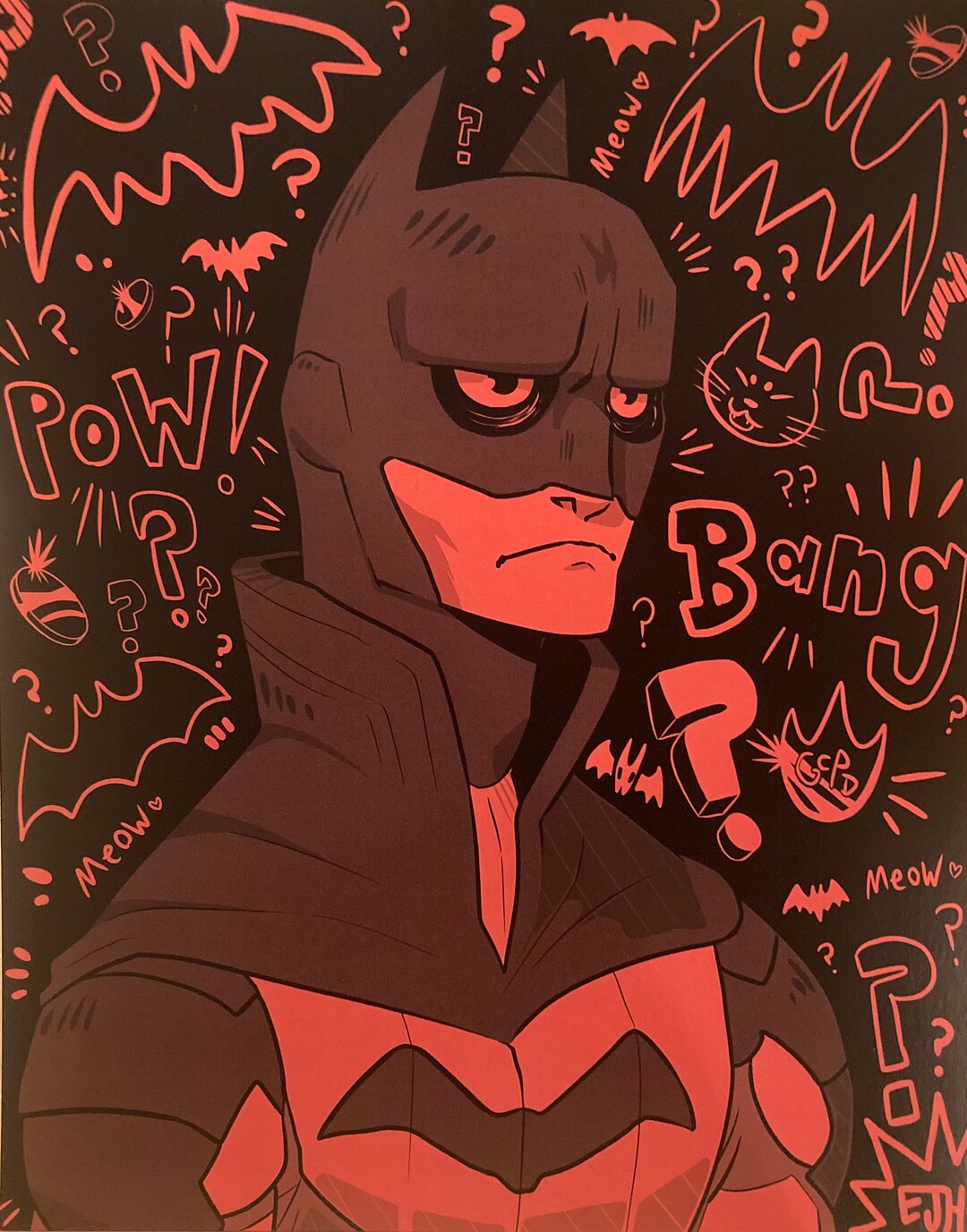 Patty-batty Original Art Print 8x10 Fanart Print - Etsy