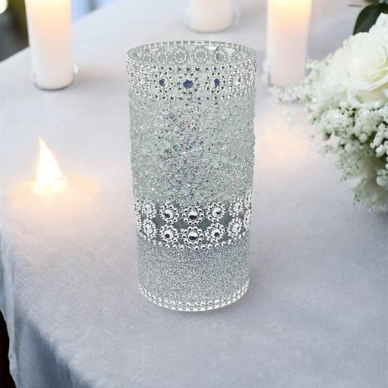 Rhinestone Vases - Etsy