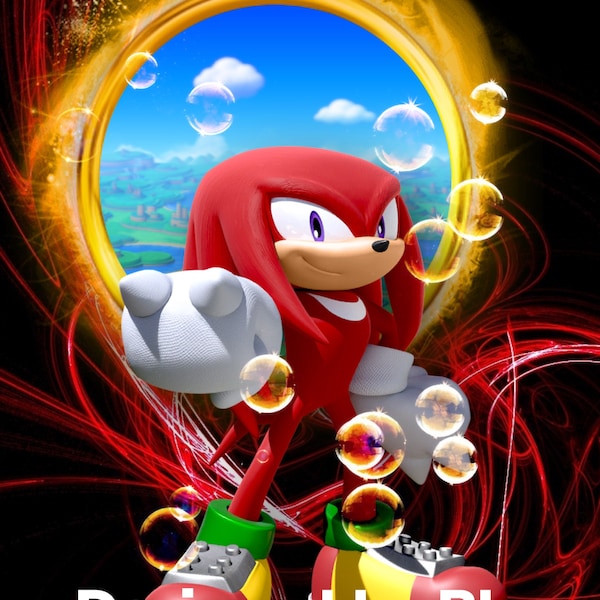 Knuckles From Sonic Png - Etsy