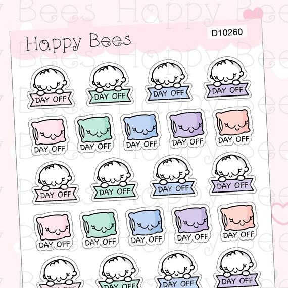 Day off Doodles Cute Holiday Functional Planner Stickers - Etsy