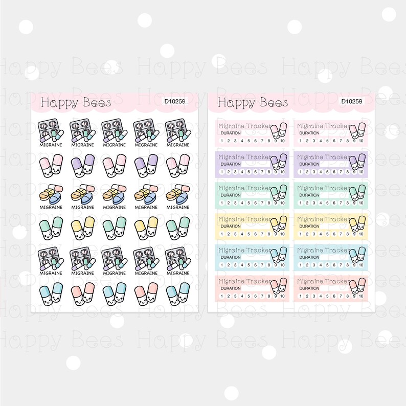 Craft Supplies & Tools Hydration Tracker Doodles & Boxes Printable Cute ...