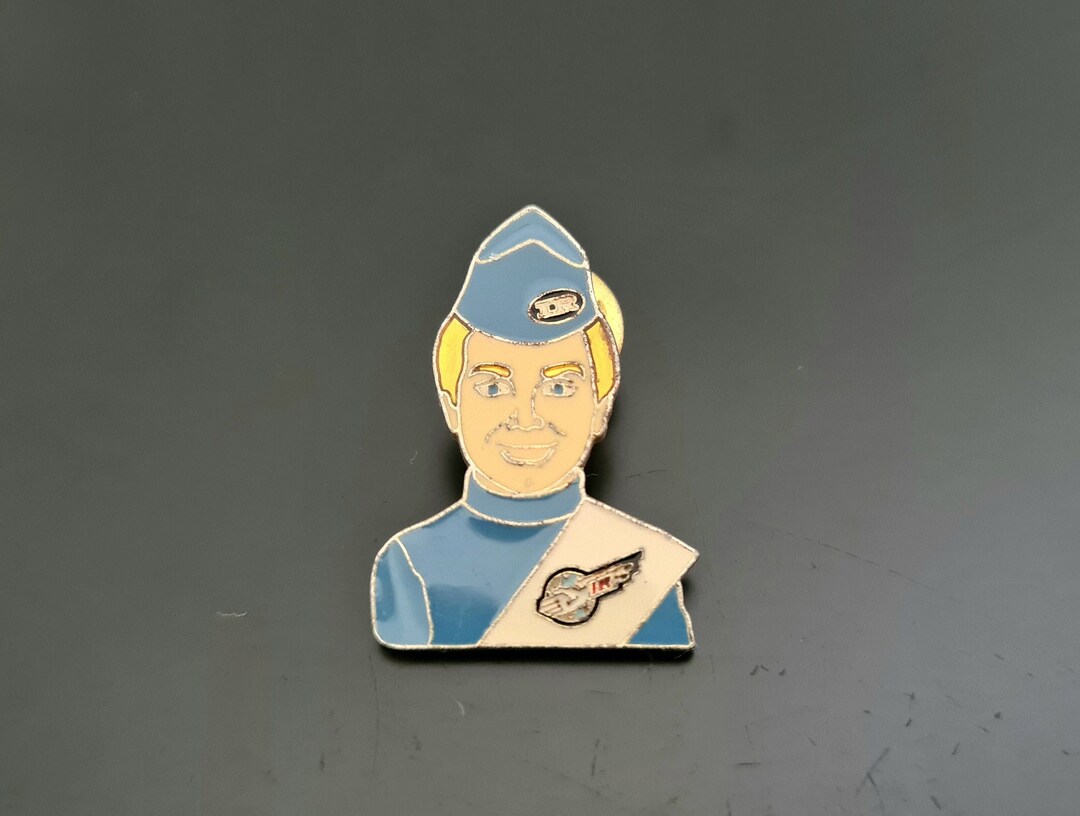 Vintage Thunderbirds Alan Tracy Enamel Pin Badge 1988 - Etsy