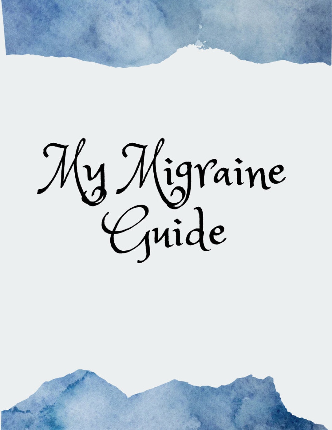 Printable Chronic Migraine Tracker | Chart Migraine Events Symptoms ...