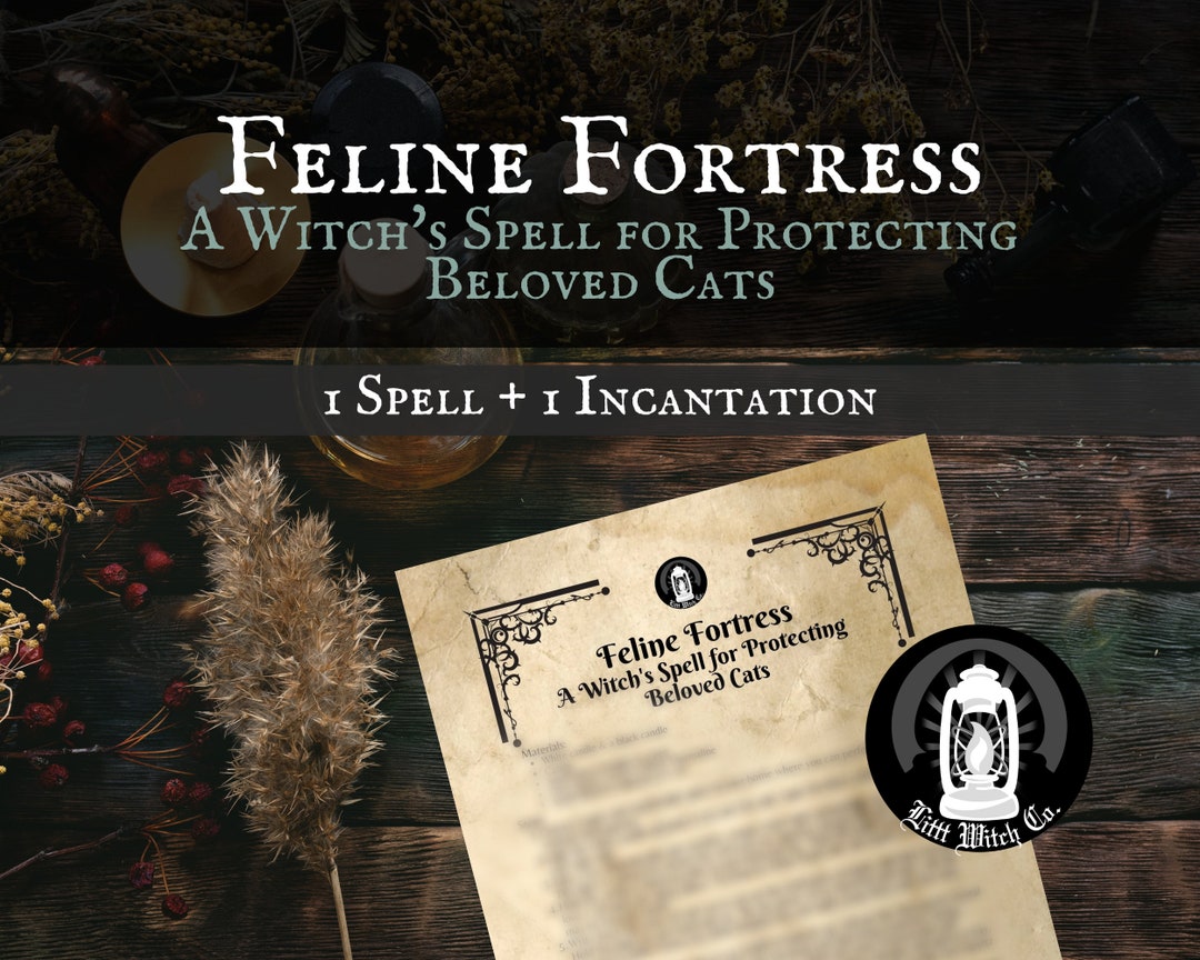 Cat Protection Spell Printable: Feline Safety Magic (PDF Download - Etsy