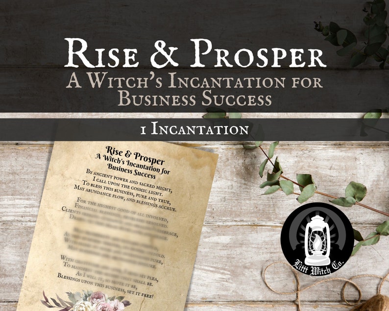 Wiccan New Business Blessing Incantation to Manifest Financial ...