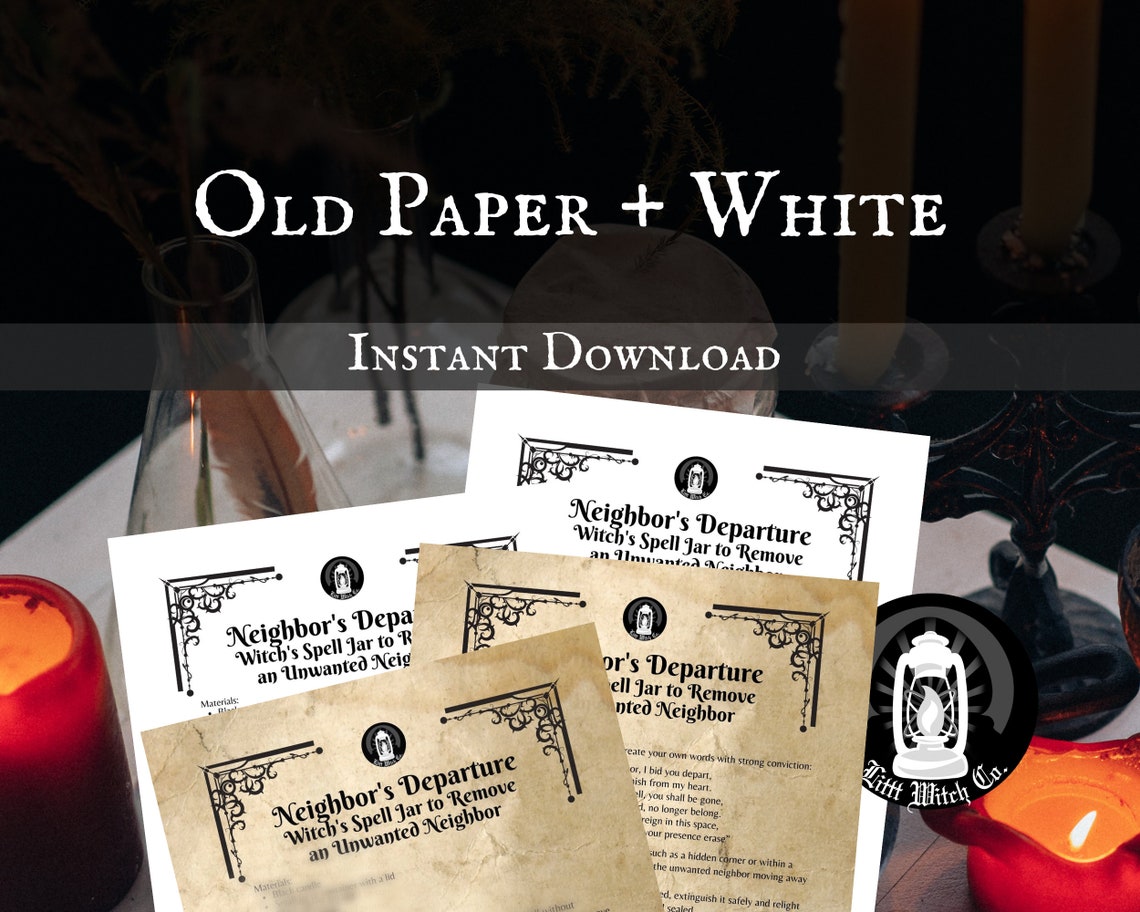 Spell to Remove Unwanted Neighbor Get Rid of Neighbor Witch Spell to ...