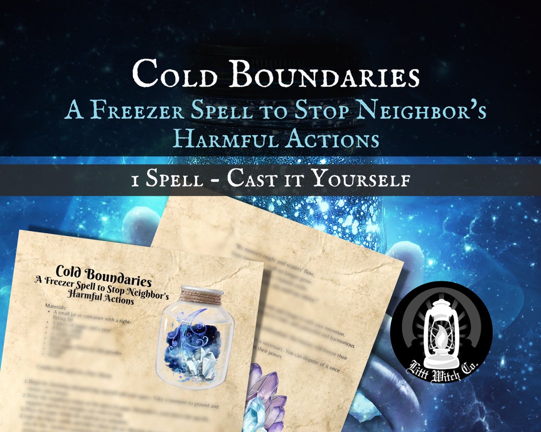 Strong Freezer Spell to Protect From Negative Neighbor Spell Powerful ...