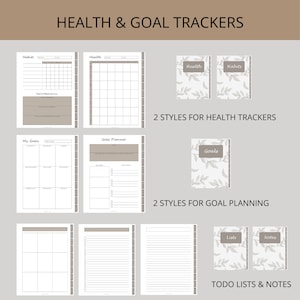 Life Planner Digital & Printable, Daily, Weekly, Monthly, and Yearly ...