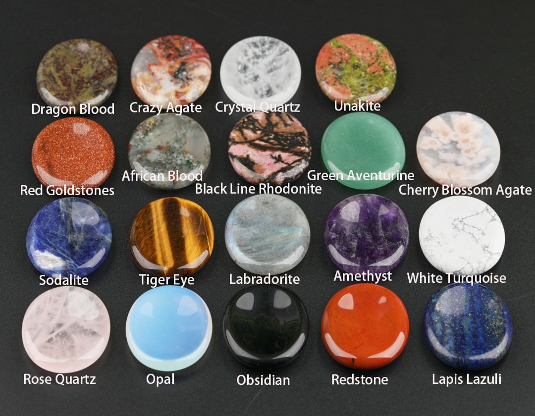 Handmade Worry Stone Natural Gemstone Palm Stone for Anxiety Relief and Calming Mind Etsy Finland