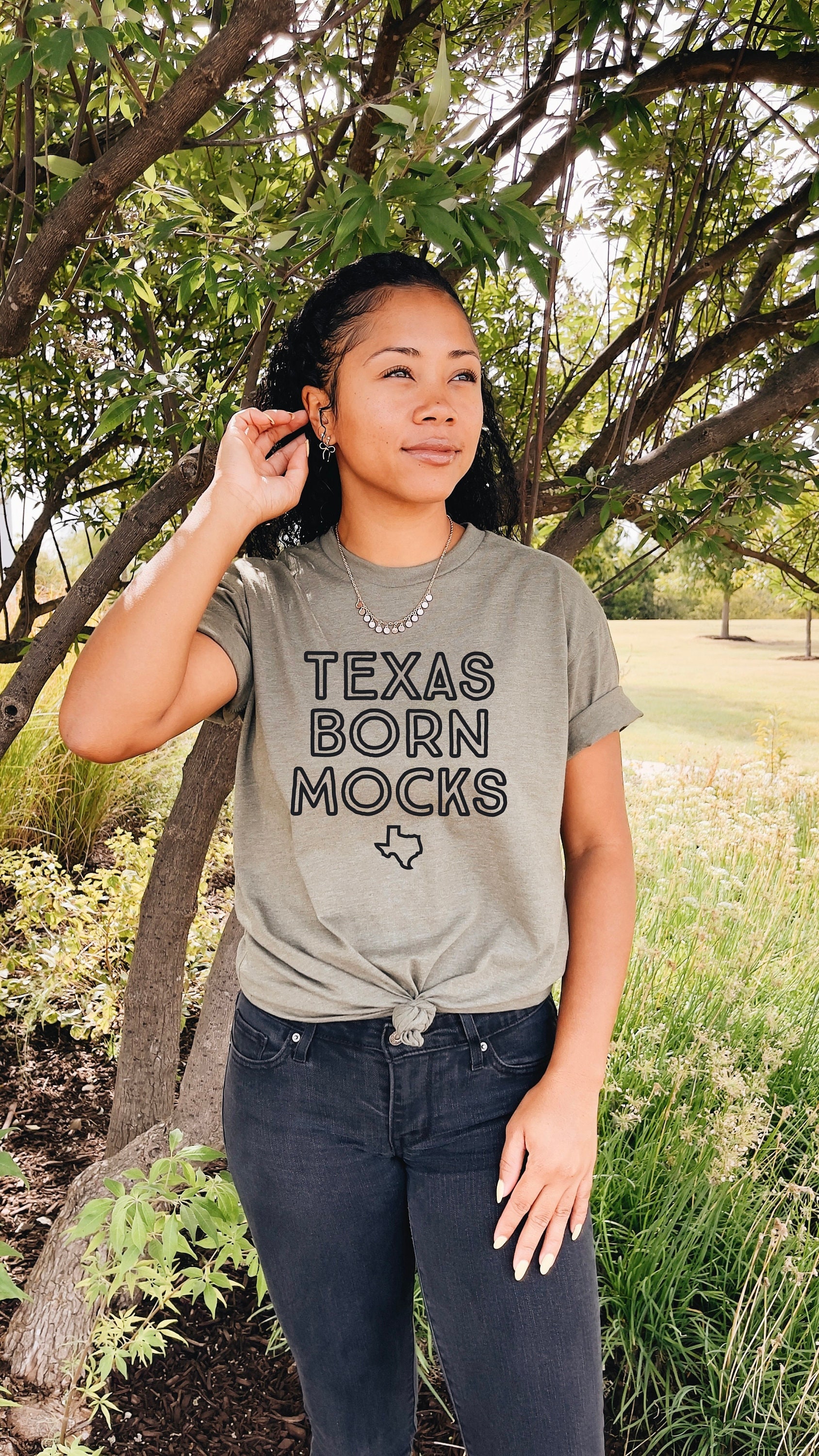Next Level Military Green Mockup | Military Green T-shirt Mockup | Next ...