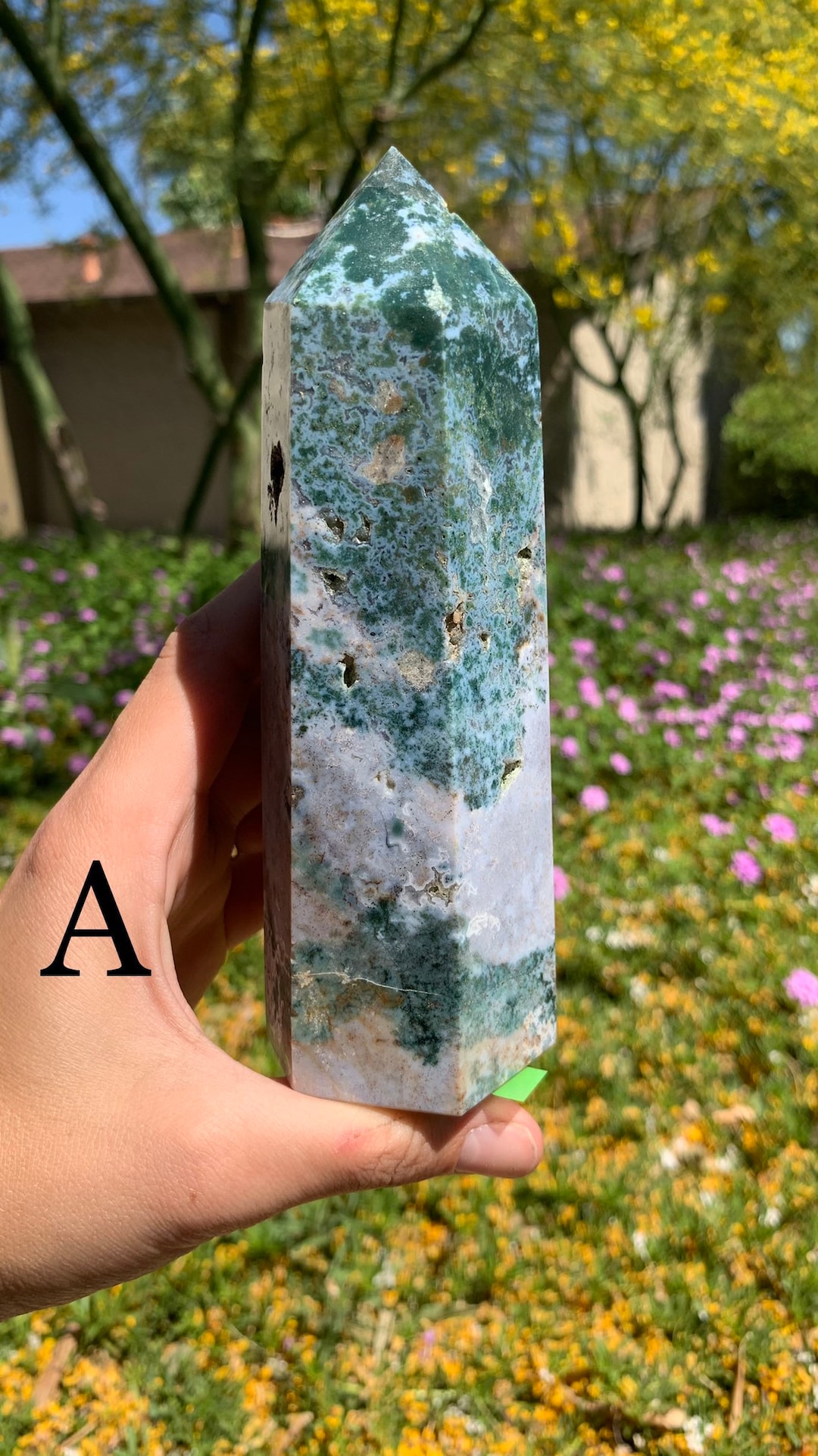 Large Ocean Jasper Druzy Towers - Etsy