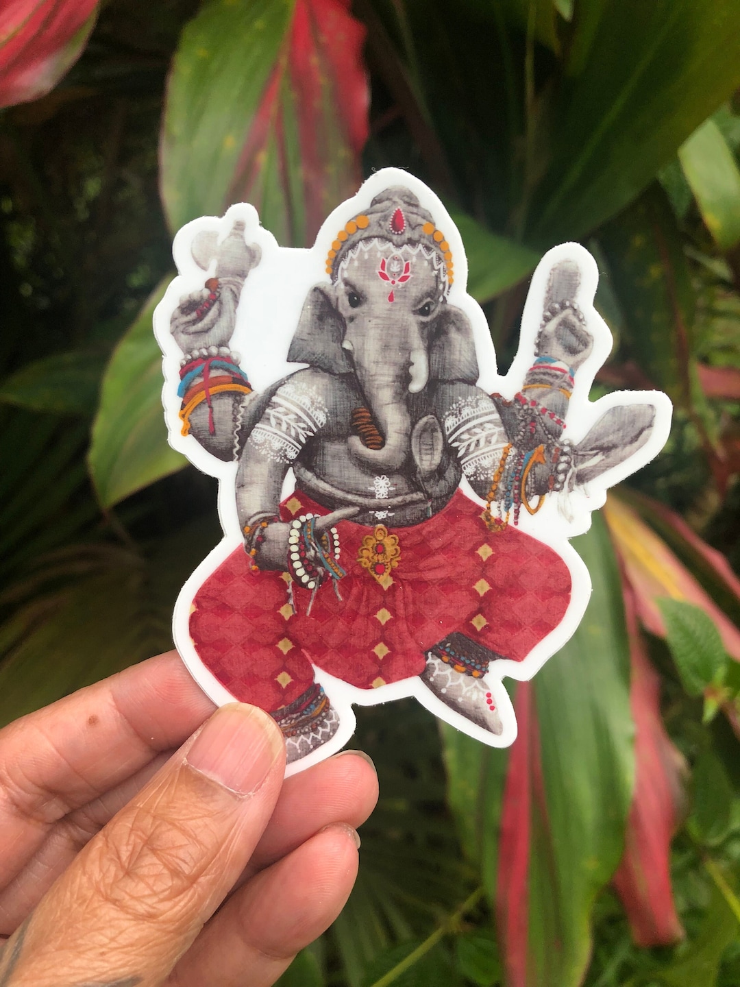 Ganesha Ganesh Ganapati Vinayak Pillaiyar Hindu God Vinyl Decal Sticker ...