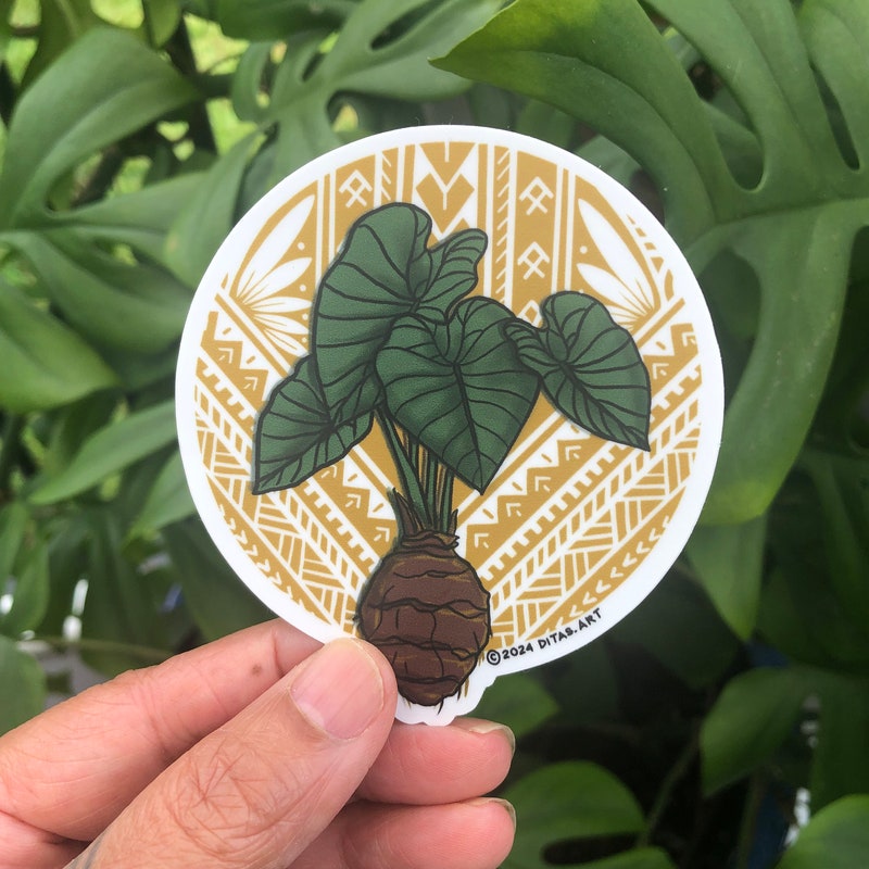 Taro Sticker - Etsy