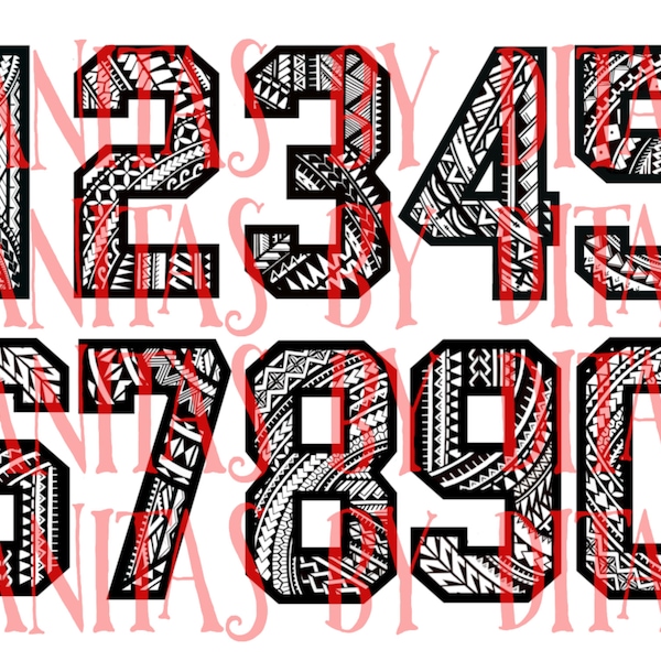 Hawaiian Tribal Svg - Etsy