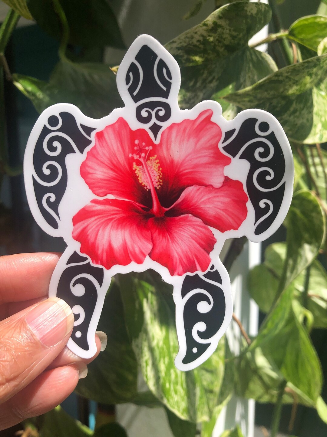 Honu Sea Turtle Hawaii Fonua Vinyl Decal Sticker - Etsy