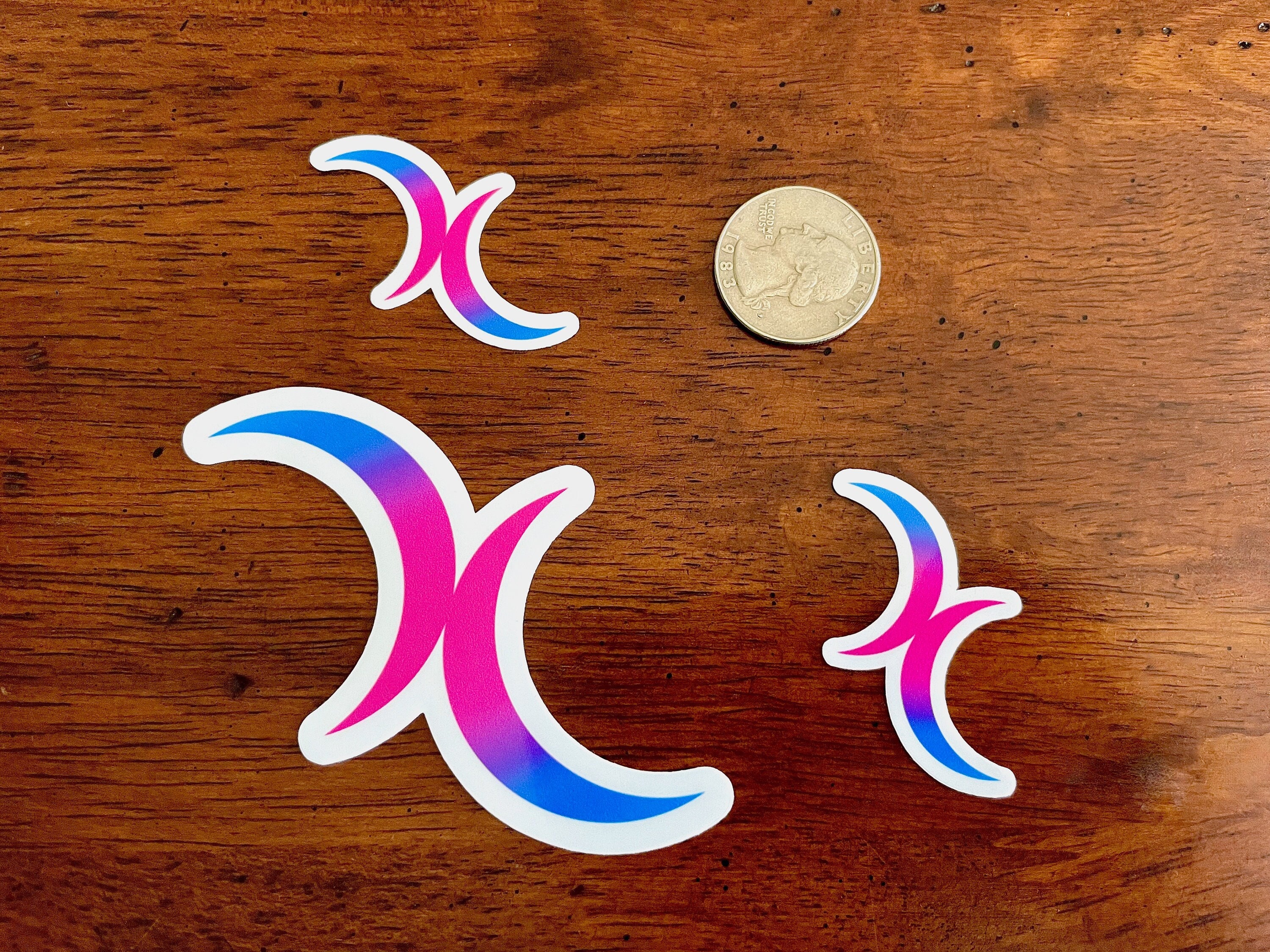 Bisexual Moon Tattoo