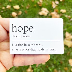 JW Gifts, Stickers for Jehovah's Witnesses - Hope Definition - Etsy