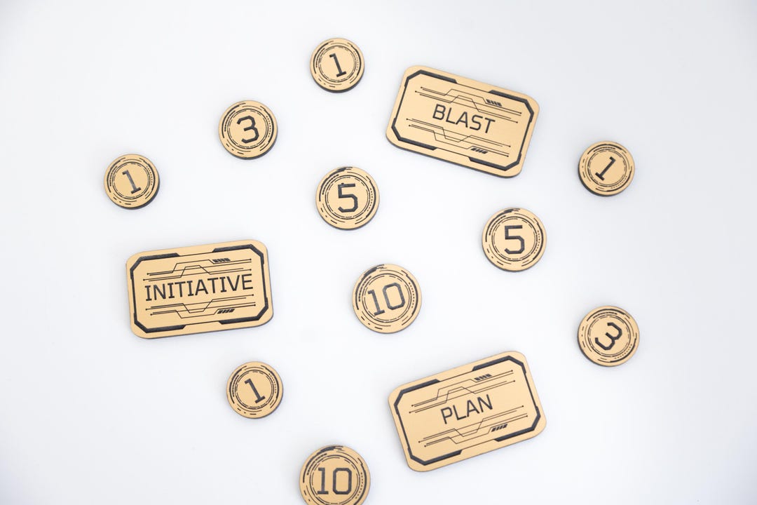 Token Set Compatible With Star Wars Unlimited, SWU - TCG Damage Tokens ...