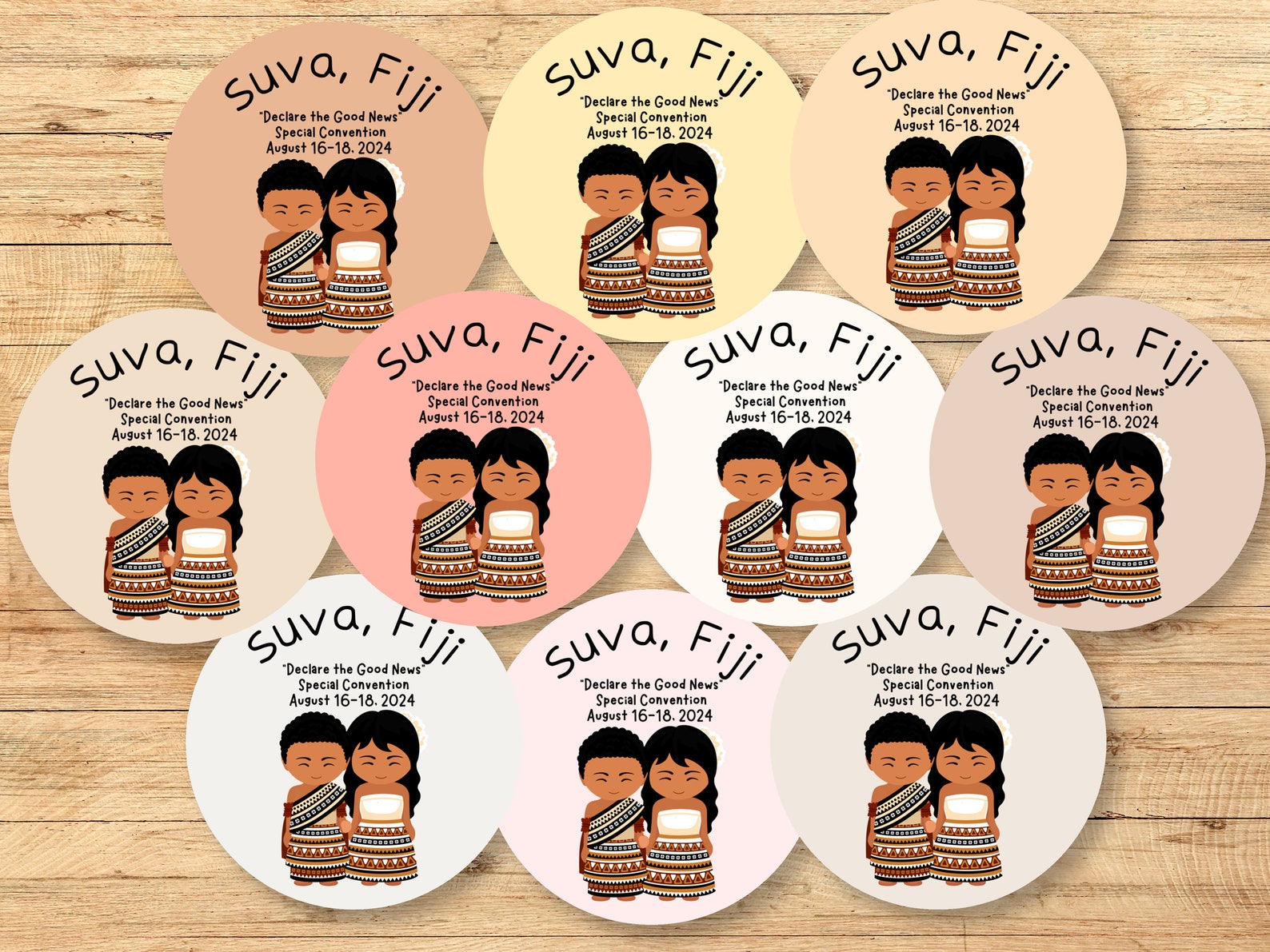 JW Suva Fiji Special Convention 2024 Gifts Stickers Magnets - Etsy