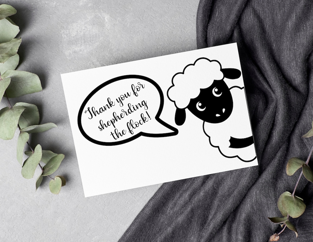 JW Printable Elders Card - Thank You for Shepherding the Flock - Etsy