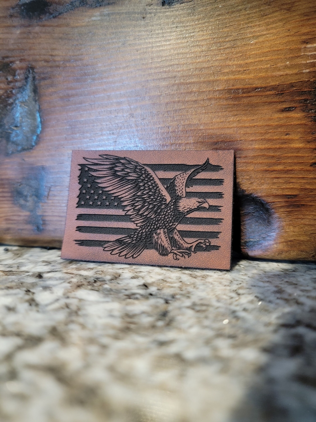 Custom Laser Engraved Leather Patches - Etsy